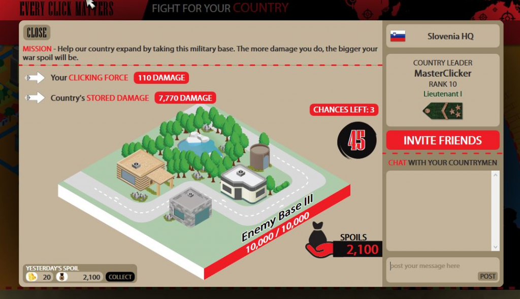 Country invasion is NOW LIVE! – War Clicks Development Blog